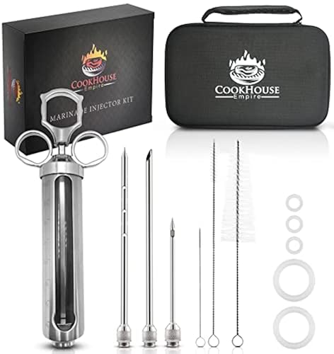 Meat Injectors for Smoking - Stainless Steel Marinade Injector Kit with ...