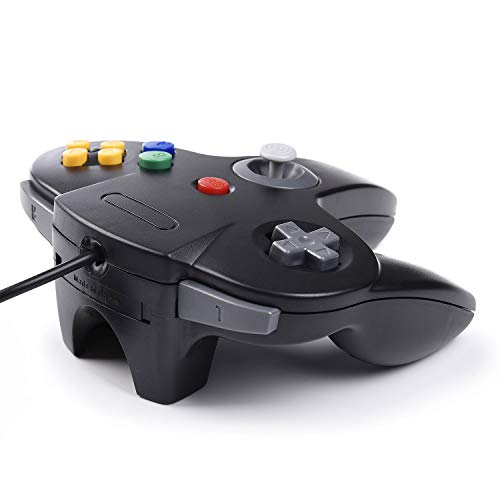 Classic N64 Controller, SAFFUN N64 Wired USB PC Game pad Joystick, N64 ...