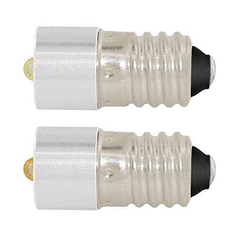 LED Flashlight Bulbs Upgrade Module E10 Base 3W DC 3.7v Replacement ...