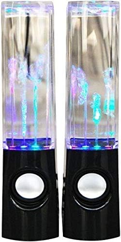 2Pcs water fountain speakers led dancing water speaker mini USB ...
