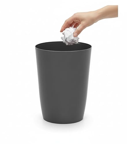 Mini Waste Basket - Durable Small Plastic Garbage Trash Can Bin ...