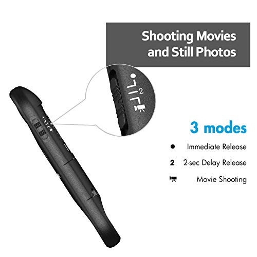 Camera Remote Control Wireless Shutter Release for Canon EOS Rebel SL2, SL3, 77D, R5, R6 ...