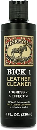 Bickmore Bick 1 Leather Cleaner 8 oz - Clean Dirt, Oil, Sweat, Salt ...