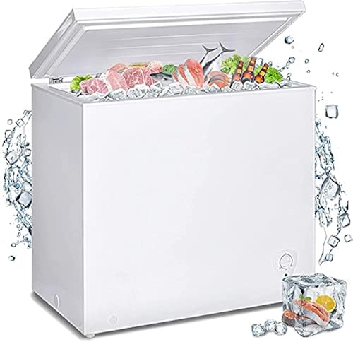 Techomey Chest Freezer 5 Cu.Ft Deep Freezer, Quiet Compact Freezer with ...