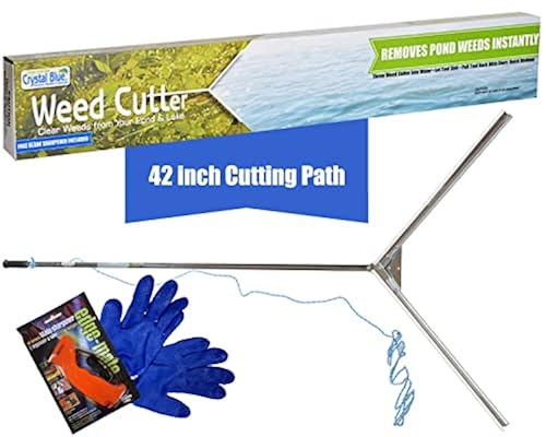 Crystal Blue Pond & Lake Weed Cutter - 42 inch Wide Cutting Path ...