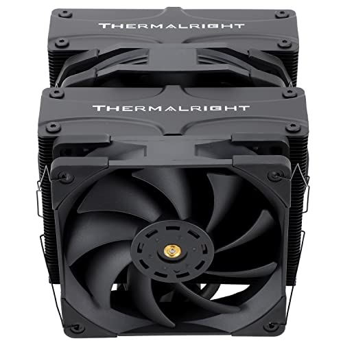 Thermalright FC140 Black CPU Cooler Dual Towers and Dual Fans, 5 * 8mm ...