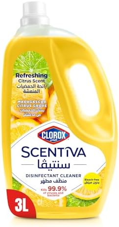 Clorox Scentiva Disinfectant Floor Cleaner 3L, Madagascar Citrus Grove ...