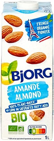 سعر BJORG Organic Almond Milk 1L, Pack of 12, white فى الامارات ...