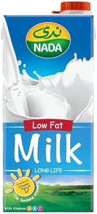 سعر Nada Low Fat Milk, 4 x 1 Ltr فى السعودية | بواسطة امازون السعودية ...
