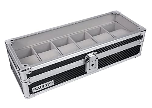 Vaultz Locking Watch Case, Small (VZ03977), Clear,Chrome | Pricepulse