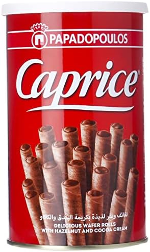 Caprice Wafer Rolls with Hazelnut and Cocoa Cream, 115g price in Saudi ...