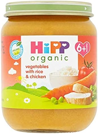 Hipp Organic Vegetables With Rice & Chicken 125g price in UAE | Amazon ...