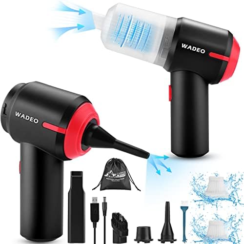 WADEO Handheld Vacuum Cleaner Cordless Mini, 3 in 1 Electric Dust ...
