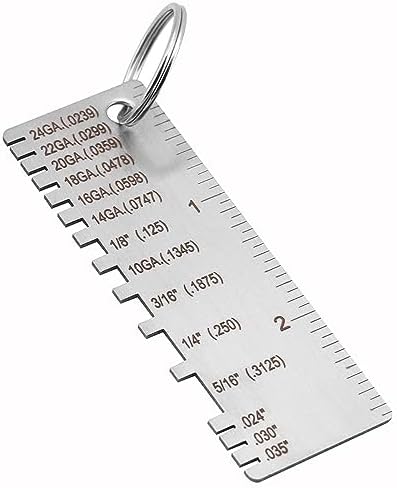 Sheet Metal Thickness Gauge, Stainless Steel Wire Metal Sheet Thickness ...