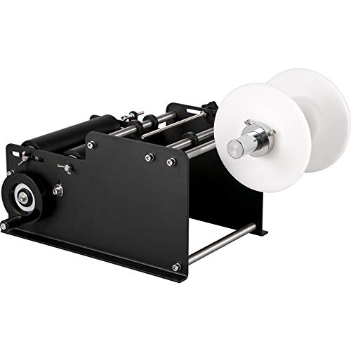 VEVOR MT-30 Round Bottle Labeling Machine, Manual Label Applicator, 20 ...