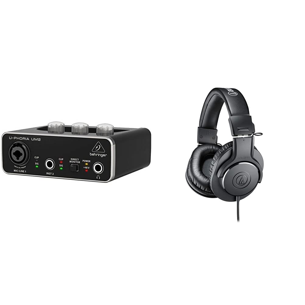 Mua Behringer U-Phoria UM2 USB Audio Interface and Audio-Technica ATH ...