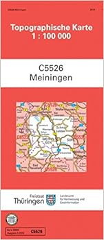 Meiningen: C 5526 Topographische Karten 1:100000 TK 100 Thüringen ...