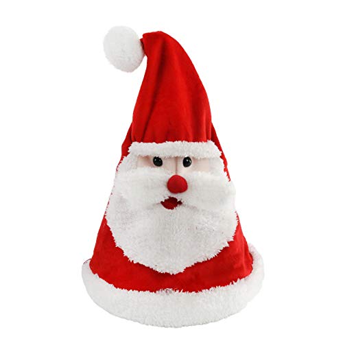 Houwsbaby Glowing Dancing Singing Santa Hat Christmas Interactive Toys ...