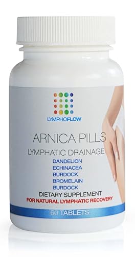 Arnica Pills Post Surgery Recovery for Bruising, Swelling & Lymphatic ...