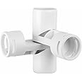 PVC Adjustable joint fitting 1" (Furniture Grade White) - Amazon.com