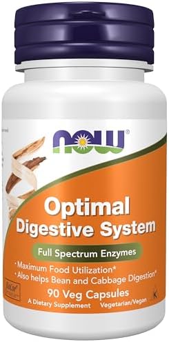 NOW Optimal Digestive System Food Supplements - 90 Veg Capsules price ...