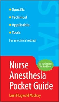 Nurse Anesthesia Pocket Guide : Macksey, Lynn Fitzgerald: Amazon.co.uk ...