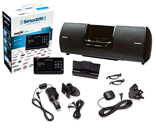 SiriusXM SXSD2 Portable Speaker Dock Audio System & SiriusXM SXEZR1V1 Onyx EZR Satellite Radio ...