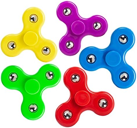 5 Pieces Mini Size Fidget Spinner Toys for Children Kids Girls Boys ...