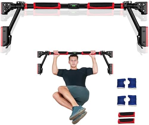 Pull Up Bar for Doorway, Chin Up Bar Door Frame No Screw Upper Body ...