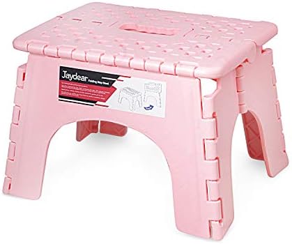 Jaydear Folding Step Stool - Urselection 12 inch Kitchen Stepping ...