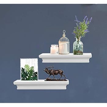 Amazon.com: LightStan Floating Shelves Wall Mount, Modern Art ...