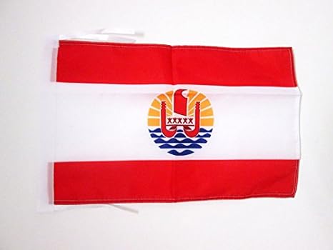 Amazon.com : AZ FLAG French Polynesia Flag 18'' x 12'' Cords - French ...