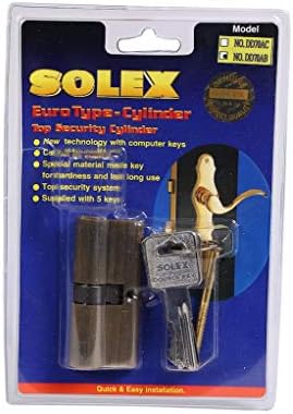 Solex Door Lock Cylinder 70MM DD70AB with Double Cutting Key price in UAE | Amazon UAE | kanbkam