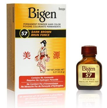 Bigen Powder Hair Color #57 Dark Brown - Buy Online in UAE. | Health ...