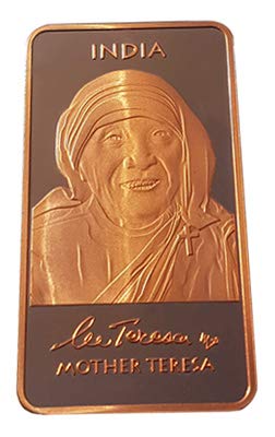 Adiman Mother Teresa Copper Bullion Coin Limited Collectible Edition ...