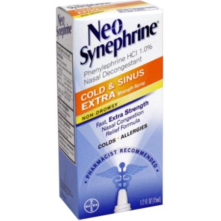 Buy Neo-Synephrine Nasal Decongestant Cold & Sinus Extra Strength Spray ...