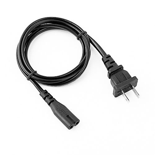 AC 2-Prong Figure-8 to Wall Plug Power Cable Cord for PS1 PS2 Slim Game ...