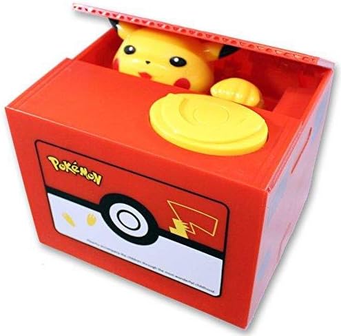 Pikachu Mechanical Coin Bank For Kids - Awesome, Unique Toy For Pokemon ...