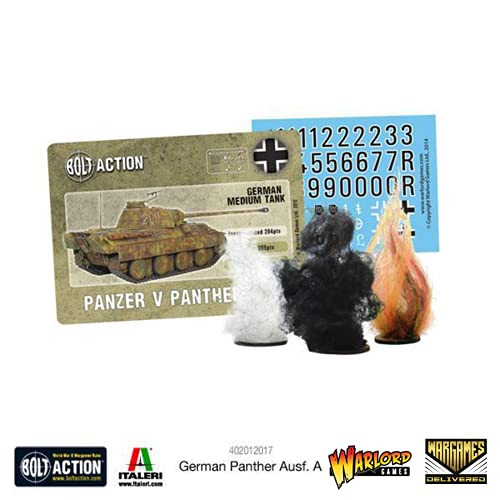 Bolt Action Miniatures - Warlord Games Panther Ausf A German Army Model ...