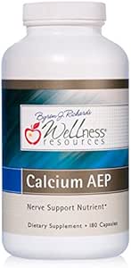 Amazon.com: Calcium AEP for Nerves, Cell Membranes (825mg 2-AEP Per ...