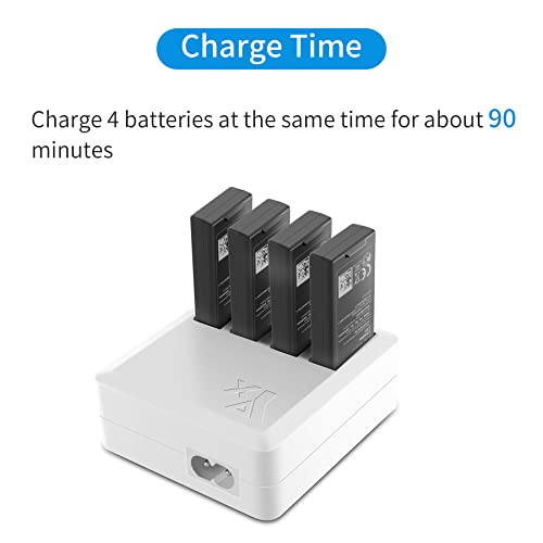 LYONGTECH Battery Charger For DJI Ryze Tello And Tello EDU Drone,4 In 1 ...