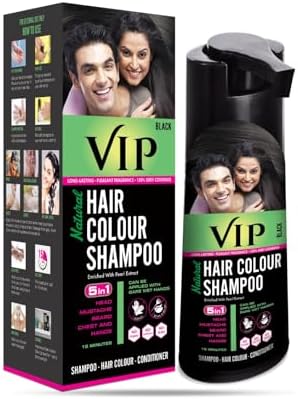 VIP Hair Color Shampoo Pearl 180 ml Black price in UAE | Amazon UAE ...