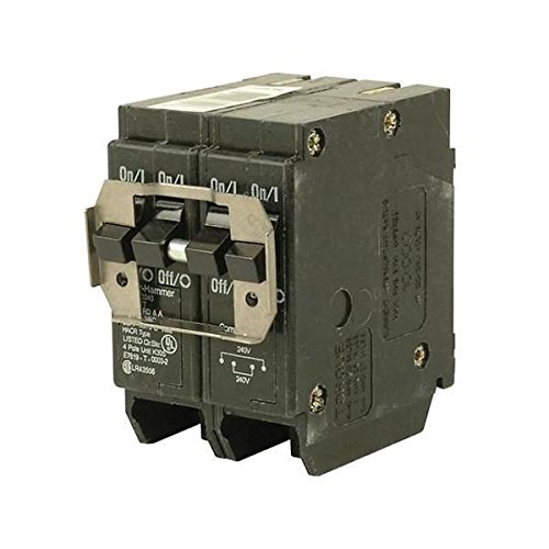 Eaton BQC240250 Plug-In Mount Type BQC Quadplex Circuit Breaker 4-Pole ...
