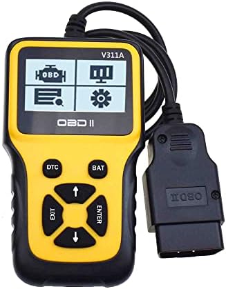 OBD2 Scanner, Enhanced Car OBD II Scanner Code Reader Handheld ...