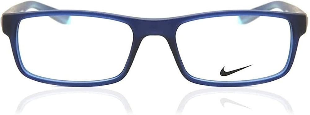 Amazon.com: Eyeglasses NIKE 7090 411 Matte Navy/Photo Blue: Clothing