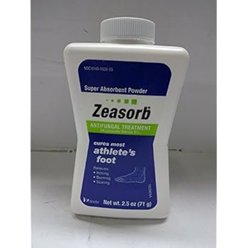 Amazon.com: Zeasorb Antifungal Treatment Powder, Athletes Foot, 2.5oz ...