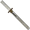6 Inch -15 Centimeter Ruler - Inch and Metric Divisions with T-Square ...