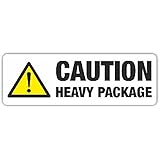 500 "HEAVY" Packaging Labels (1 Roll), Label Planet® Large Printed Self ...