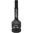Amazon.com: JEUCLEL T45 1/2-Inch Drive Impact Torx Bit Socket, Cr-Mo ...