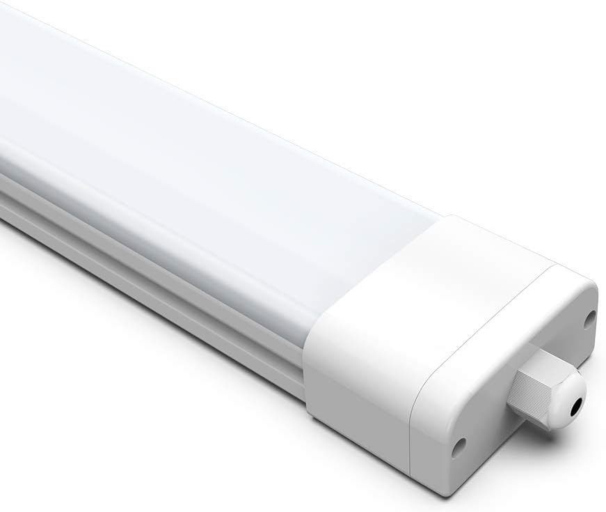 10 X Anten 18W LED Feuchtraumleuchte 60cm für Keller, Garage, Innen- und Außenbeleuchtung, IP65 ...